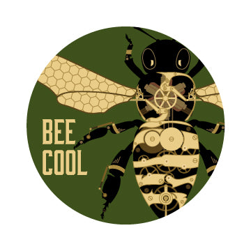 Bee Cool Durable Decal – Aunt Matilda's Steampunk Trunk