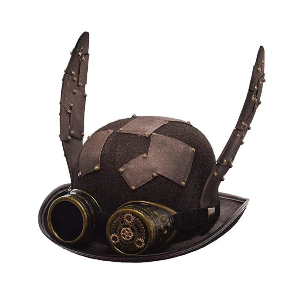 Steampunk Rabbit Bowler Hat – Aunt Matilda's Steampunk Trunk