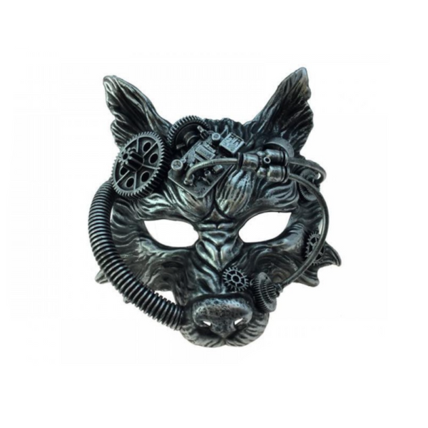 Pewter Wolf Mask – Aunt Matilda's Steampunk Trunk