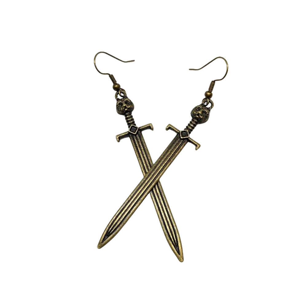 Cat Sword Dangles Brass – Aunt Matilda's Steampunk Trunk