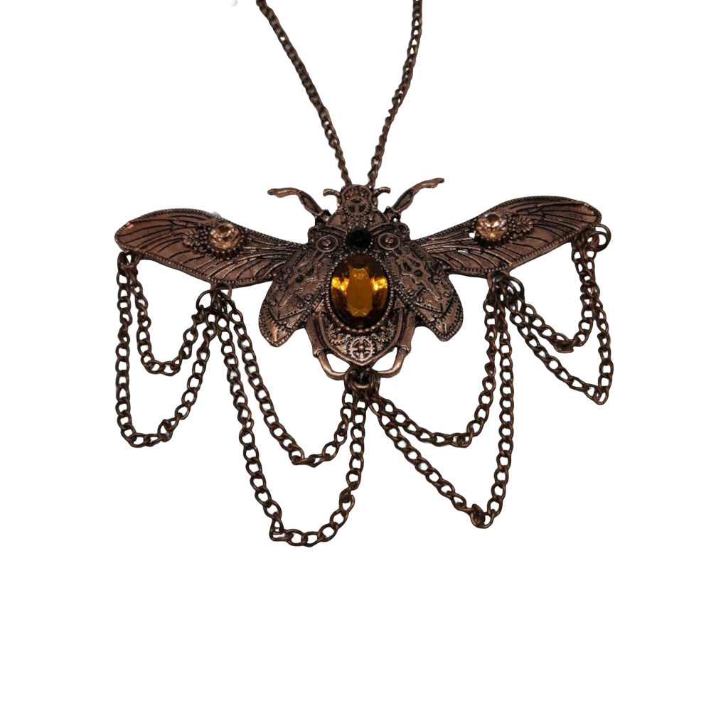 Copper Steampunk Insect Choker Necklace – Aunt Matilda's Steampunk Trunk